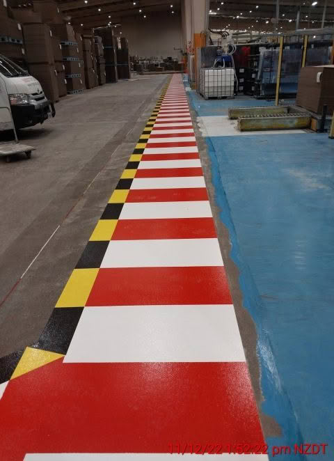 Areas: Loading Bays & Safety Walkways - Topcoat