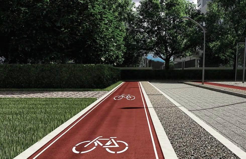 Area: Cycleways - Topcoat